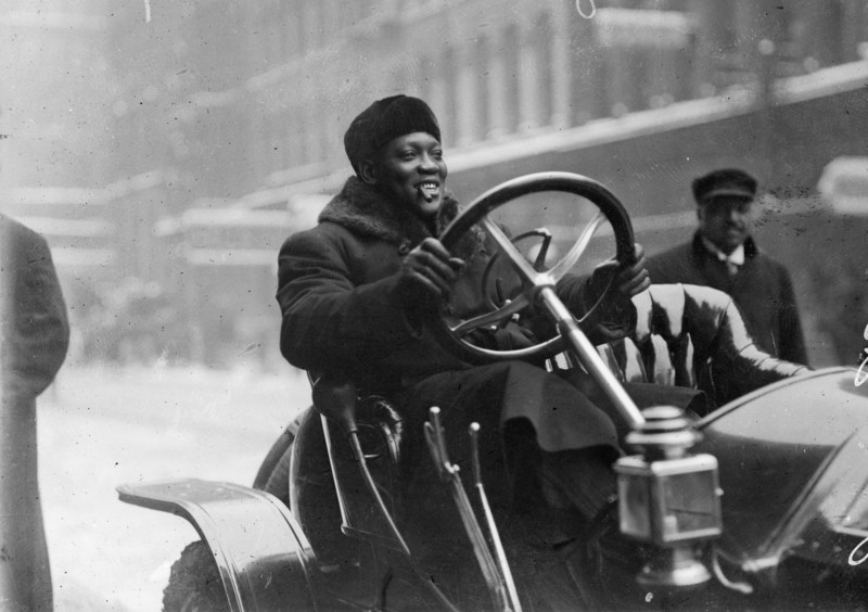 Jack Johnson Boxer Criancas Schwergewichtsboxer Jack Johnson Und Sein