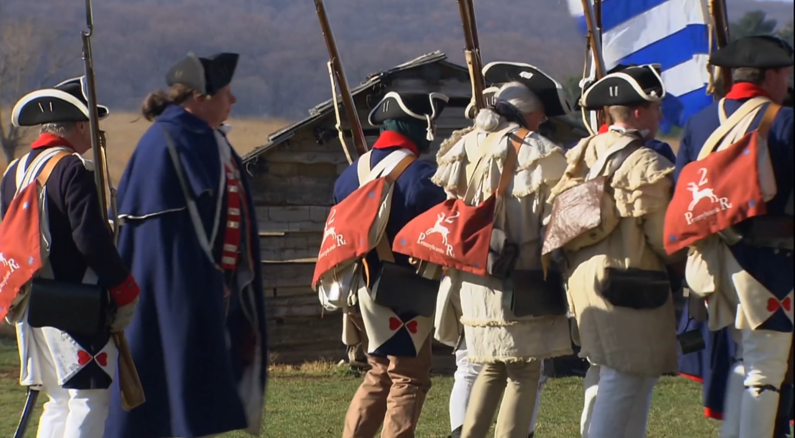American Revolution Soldiers Fighting