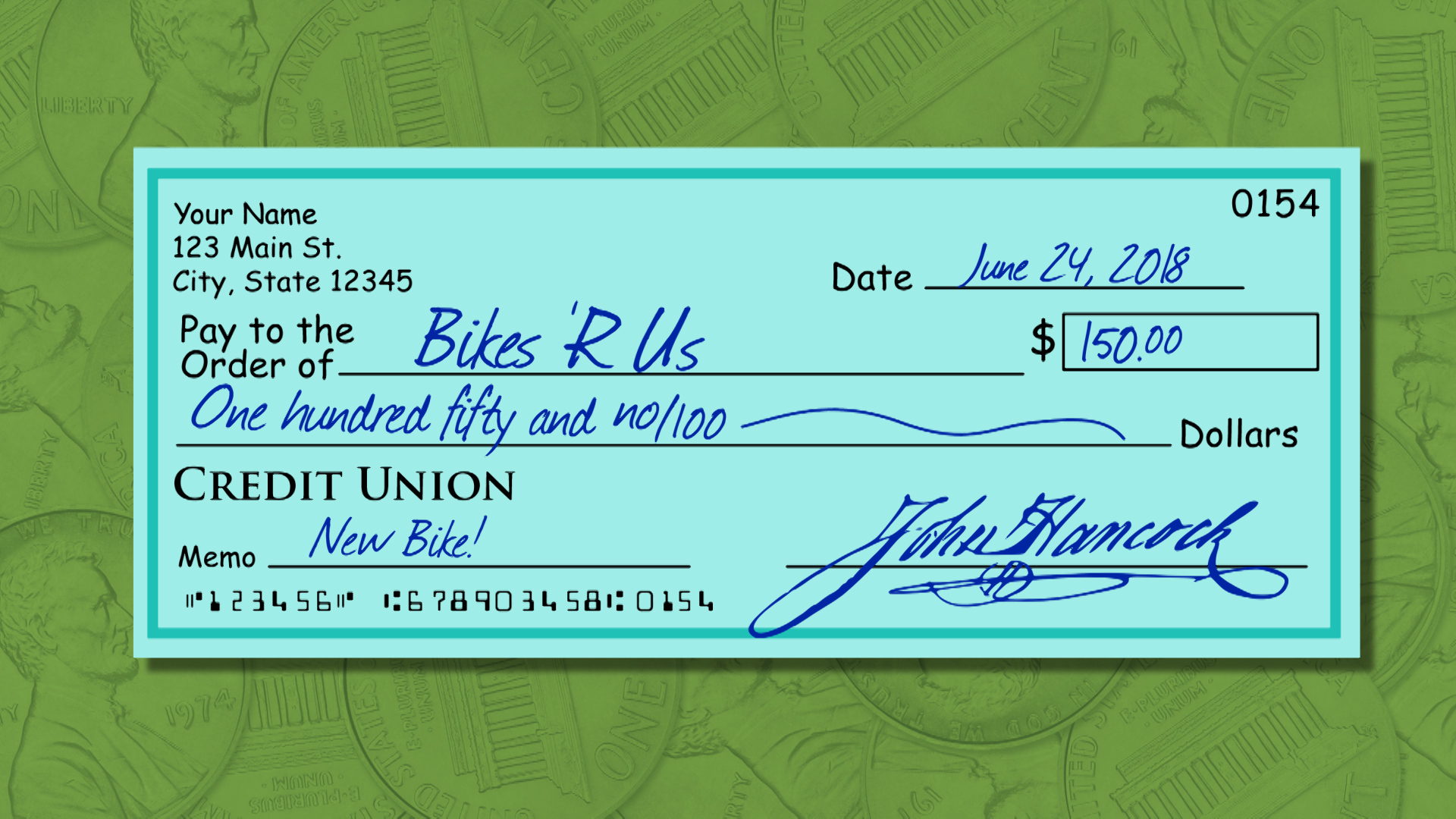 Check With Cents Write A Check Without Cents Step By Step Guide 