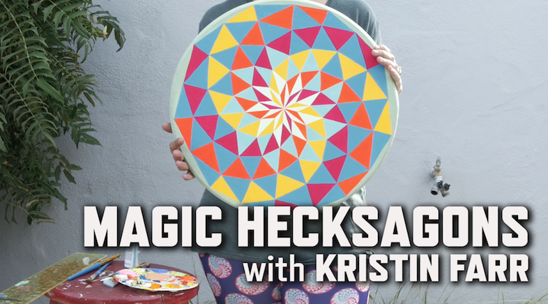 Kristen Farr Kristin Farr – Op Art Paintings | Bizarre Beyond Belief