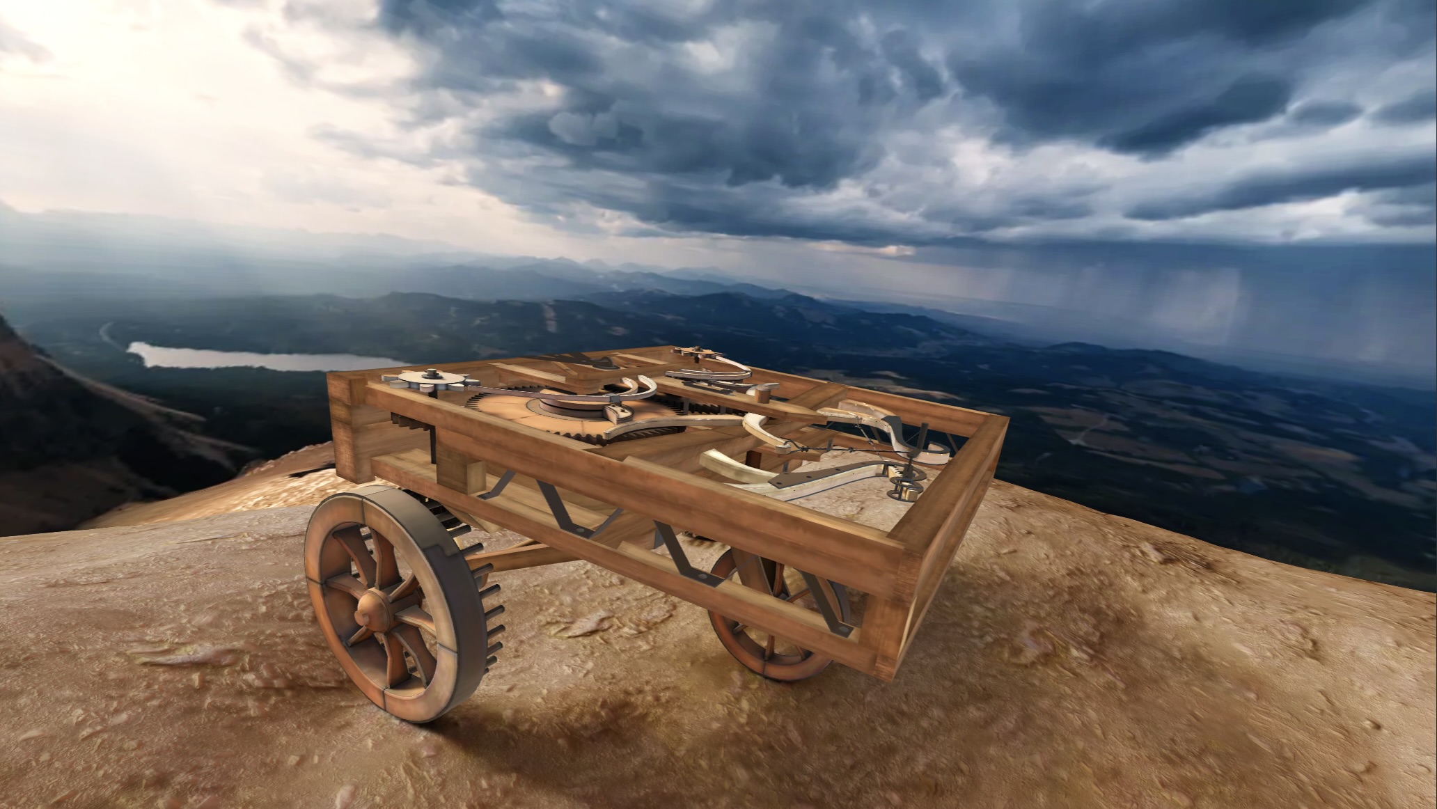 Leonardo Da Vinci Leonardo's Self Propelled Cart
