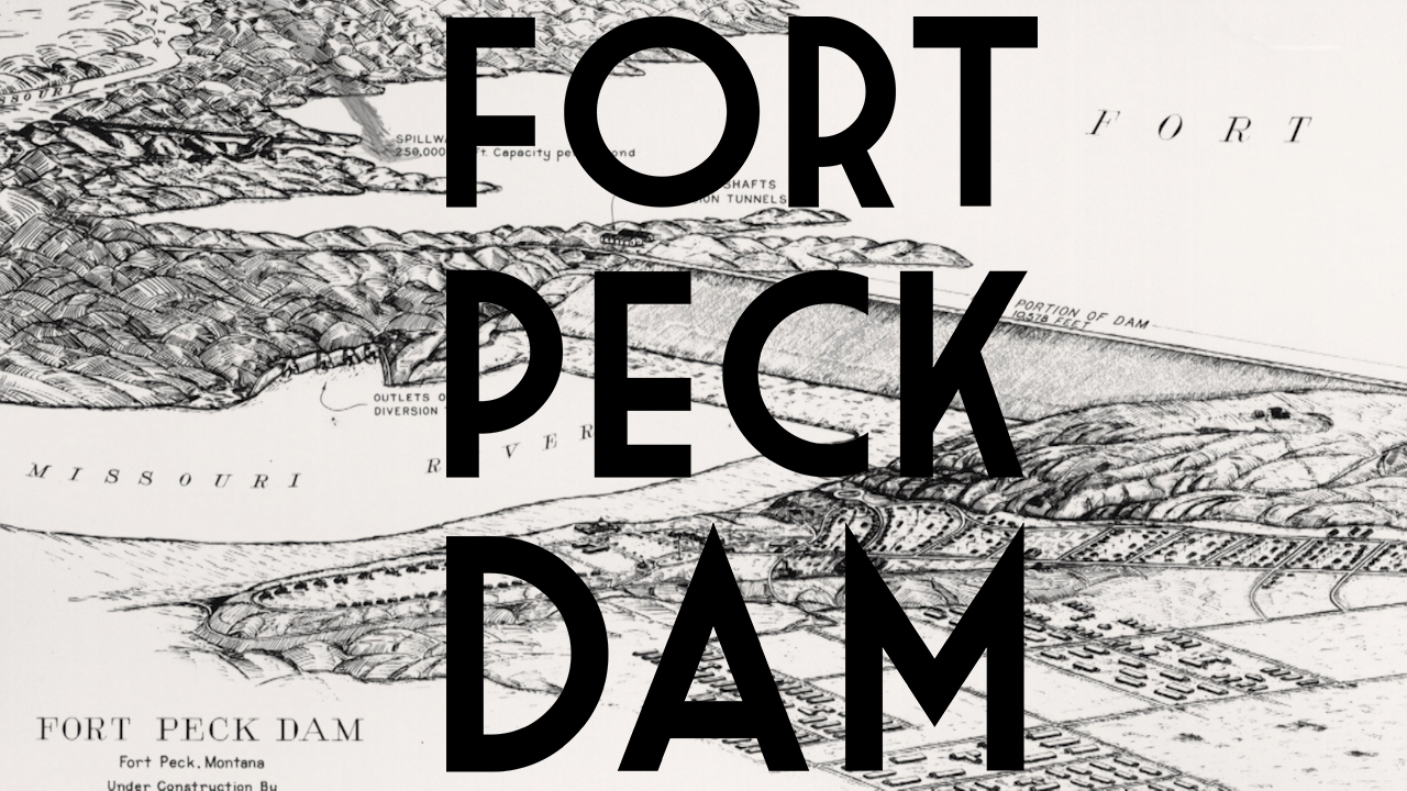 With Detailed Map Of Fort Peck Dam Montana