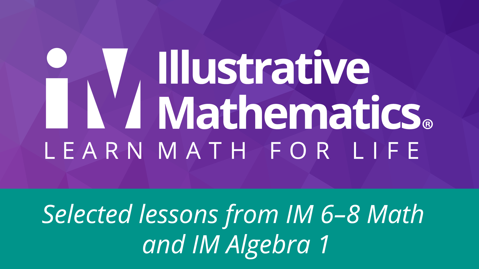 Illustrative Mathematics Algebra 1 PBS LearningMedia