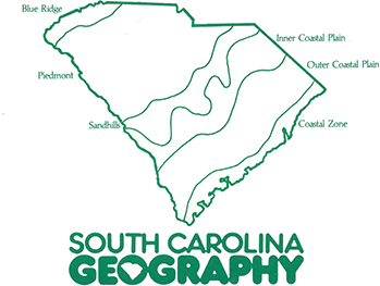 South Carolina Geography PosterEnvy North Carolina Geography NEW